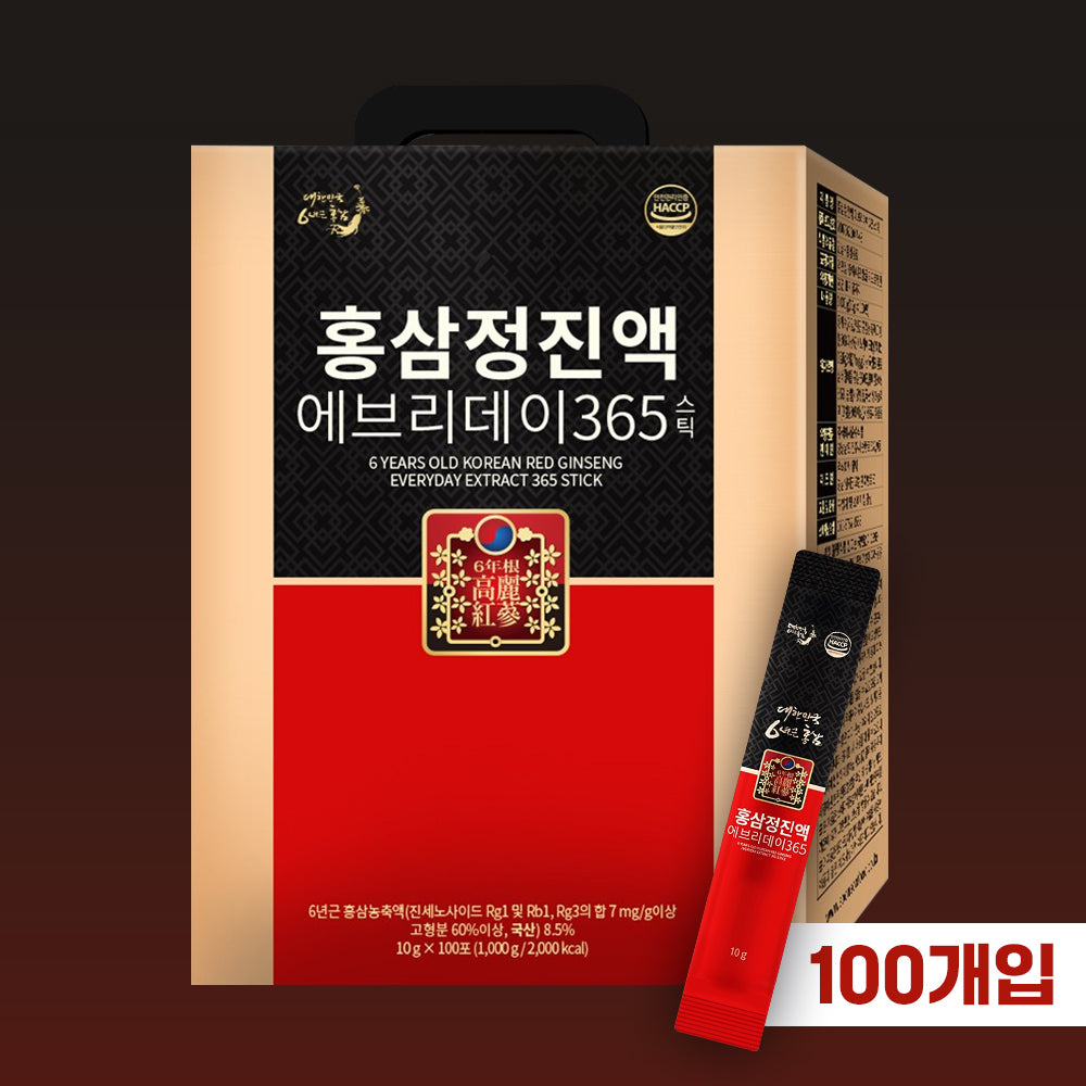Premium red ginseng extract stick, with Korean ingredients 100ea total ...