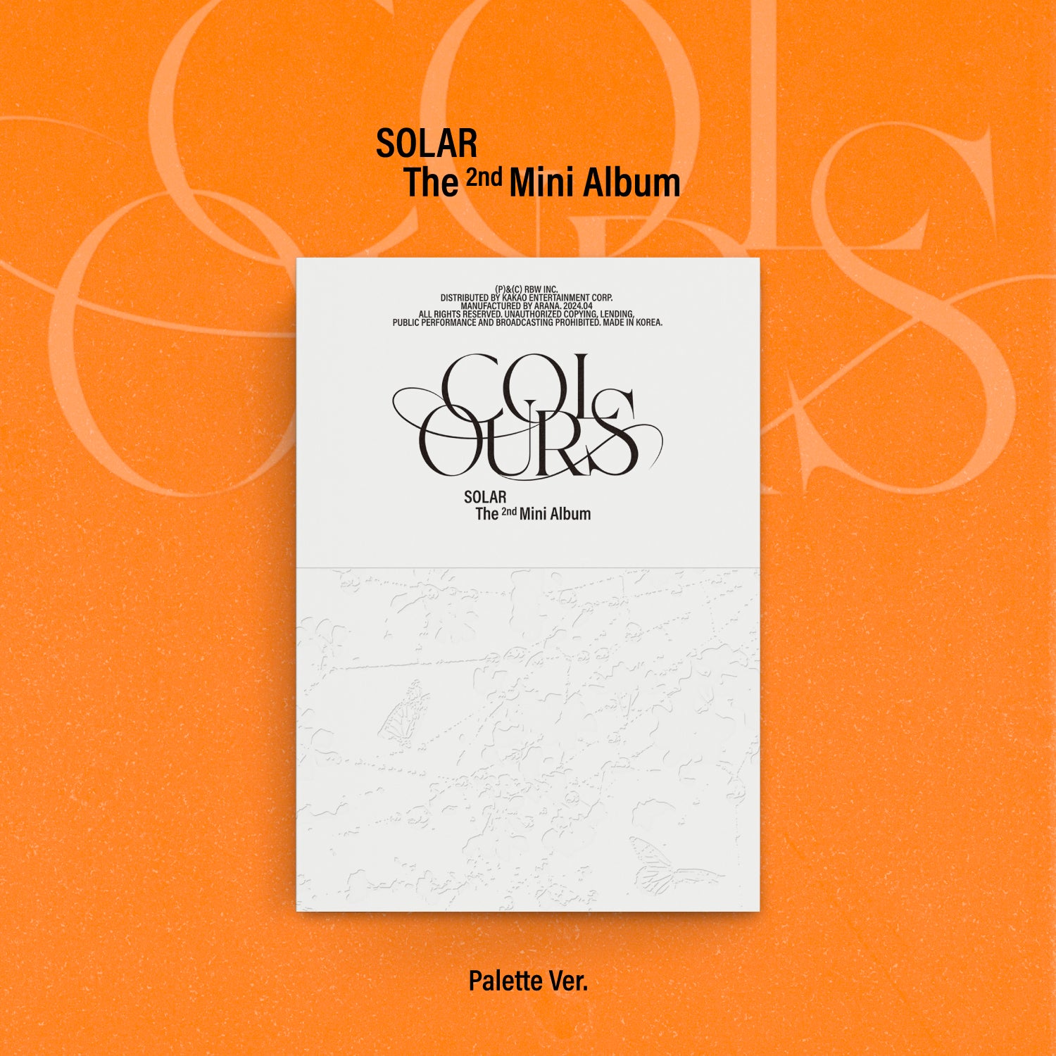 SOLAR - 2nd Mini Album [COLOURS] (Palette Ver.) – Kooksan